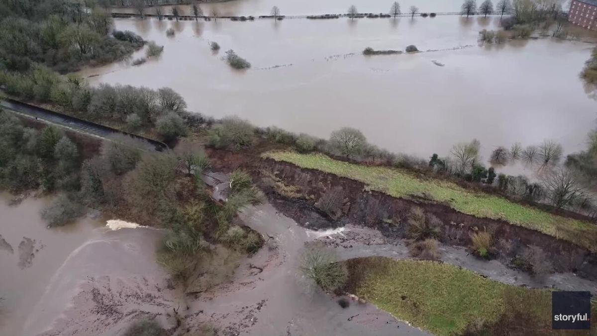 Historic Canal Embankment Gives Way: A Tale of Nature's Fury